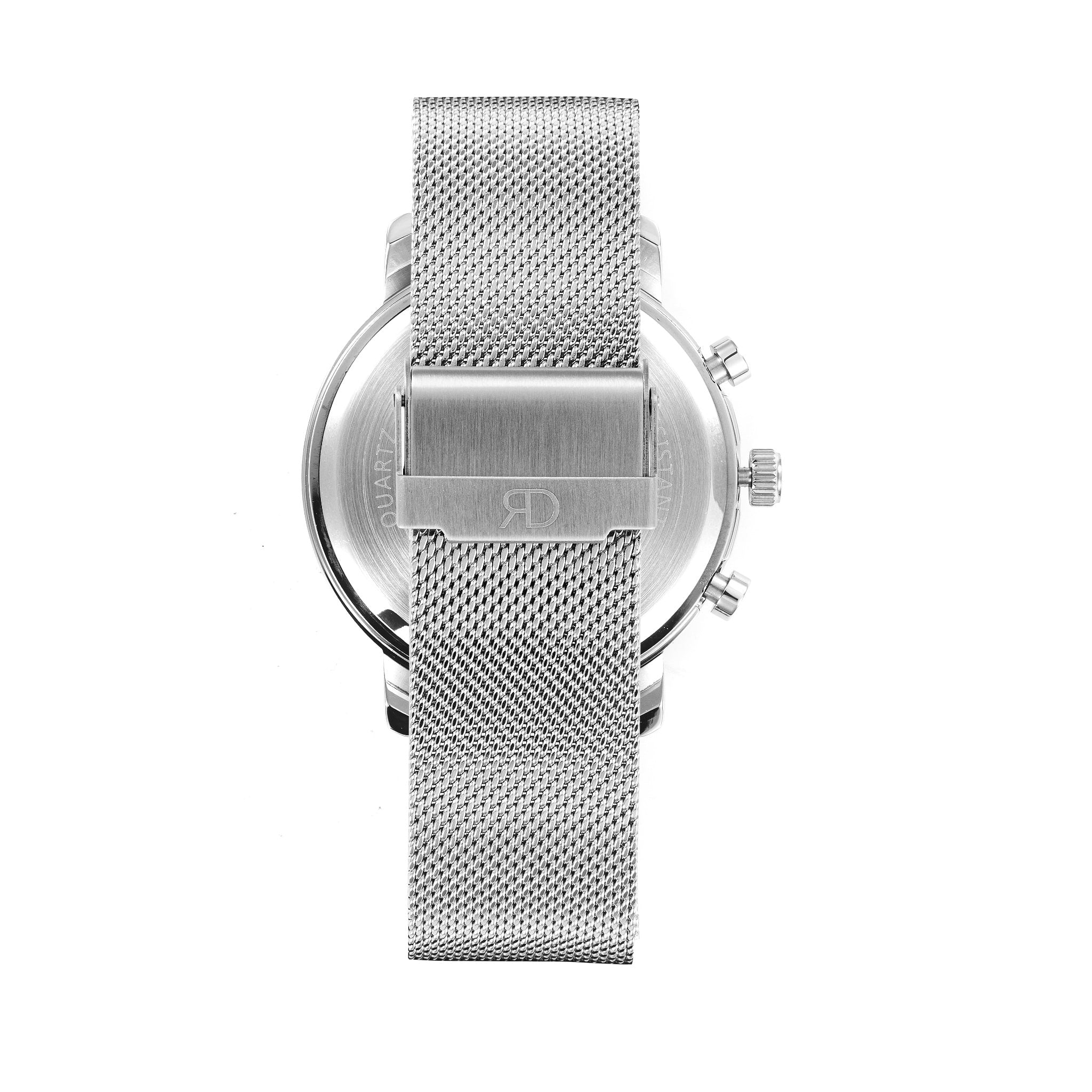 Iconic Chrono Mesh Silver White - Relógio de Homem | Richard Dixon